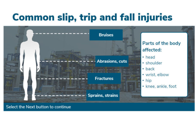 Slips, Trips and Falls Online Training | IOSH Approved | Praxis42