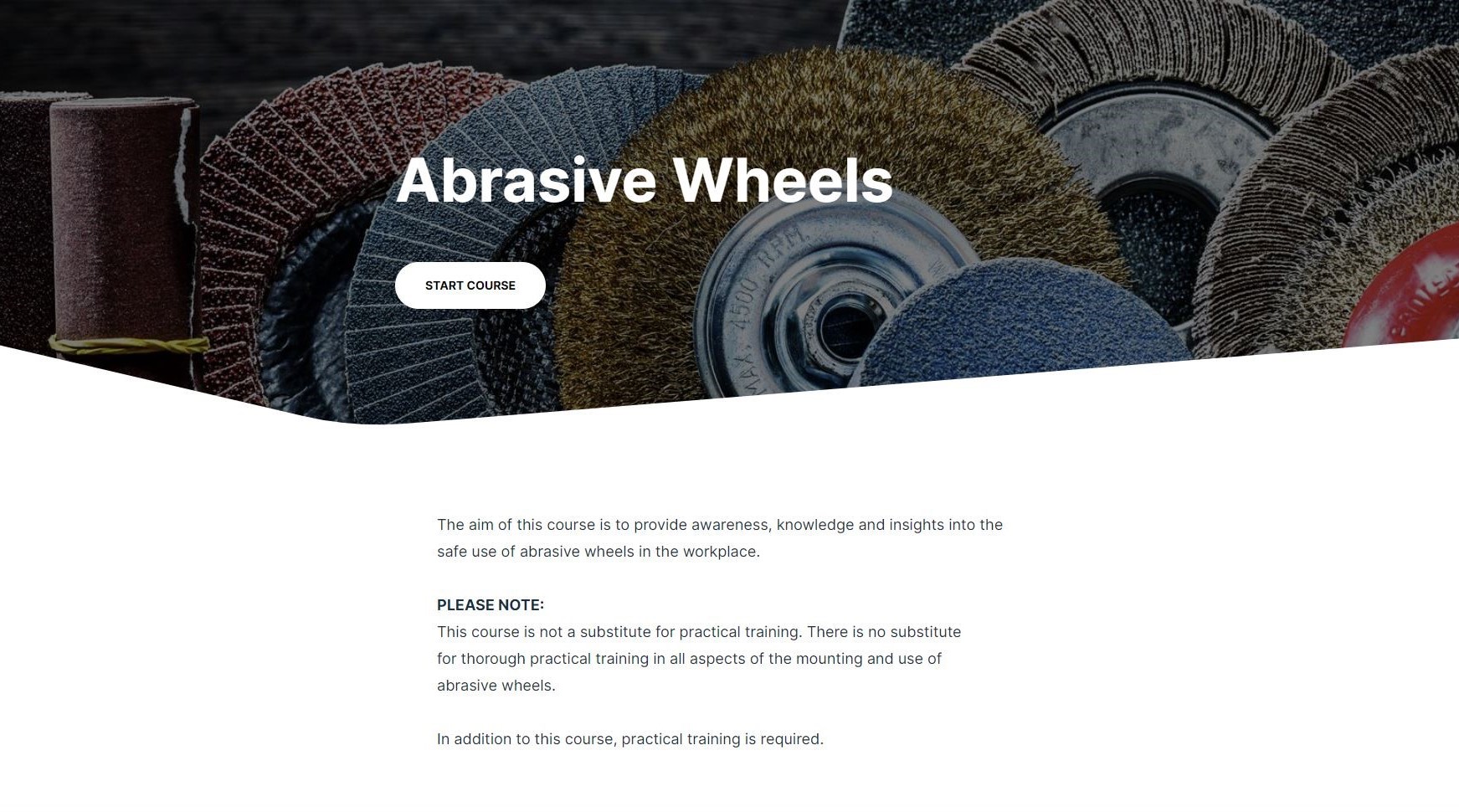 Abrasive Wheels Training Online| Praxis42